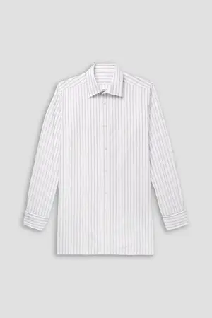 MAISON MARGIELA Slimfit Striped Cottonpoplin Shirt