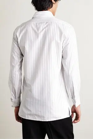 MAISON MARGIELA Slimfit Striped Cottonpoplin Shirt