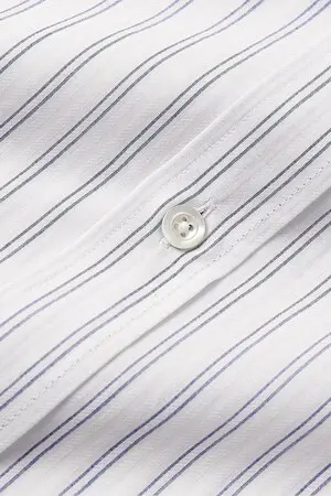 MAISON MARGIELA Slimfit Striped Cottonpoplin Shirt