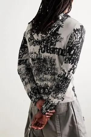 Acne Studios Kews Chaos" Printed Jersey Hoodie