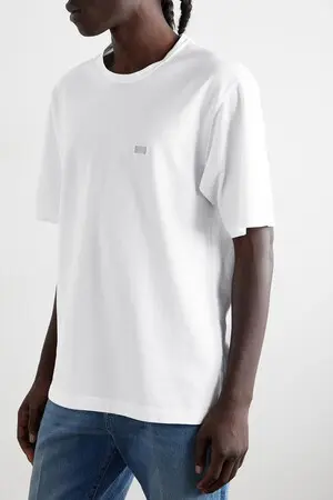 Dolce & Gabbana Logoappliquéd Cottonpiqué Tshirt