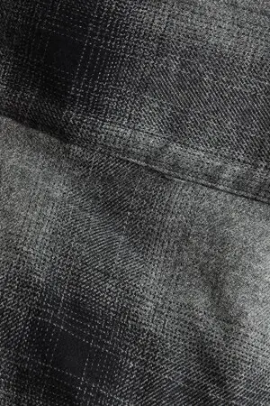FRAME Checked Cotton Flannel Jacket