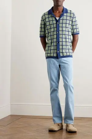 Mr P. Checked Cottonblend Shirt