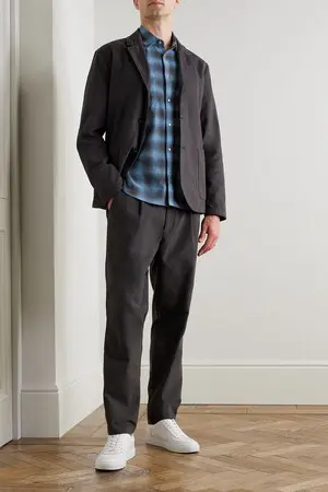 Mr P. Checked Cottonflannel Shirt