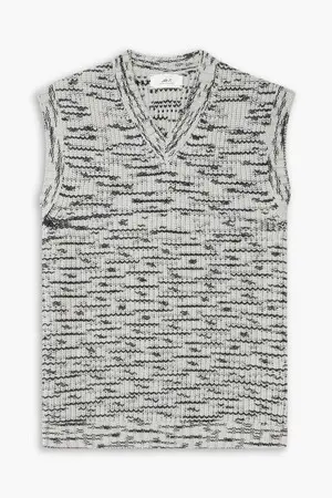 Mr P. Space-dyed Wool Sweater Vest