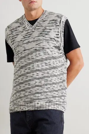 Mr P. Space-dyed Wool Sweater Vest