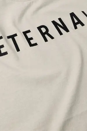 Fear Of God Eternal Oversized Logoflocked Cottonjersey Tshirt