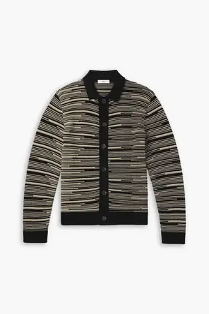 Mr P. Striped Cotton Cardigan