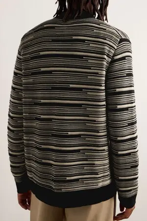 Mr P. Striped Cotton Cardigan