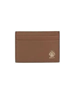 Bally Leather Cardholder - Light Brown