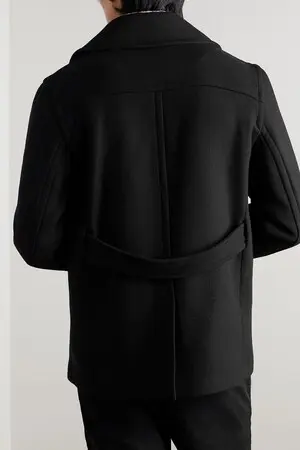 Mr P. Wool-blend Twill Peacoat