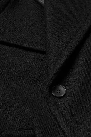 Mr P. Wool-blend Twill Peacoat