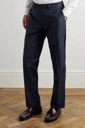 Mr P. Wool Flannel Pinstriped Suit Pants