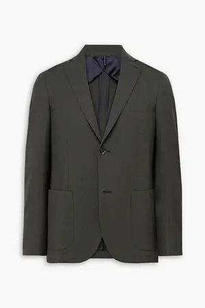 SLOWEAR Slim-fit Wool-blend Suit Jacket
