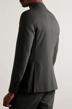 SLOWEAR Slim-fit Wool-blend Suit Jacket