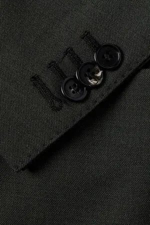 SLOWEAR Slim-fit Wool-blend Suit Jacket