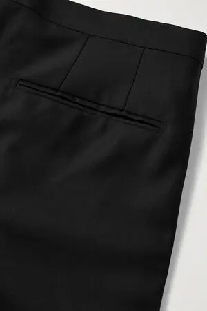 Boglioli Slimfit Straightleg Satintrimmed Woolblend Tuxedo Pants