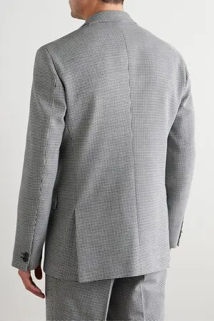 Mr P. Slim-fit Houndstooth Twill Suit Jacket