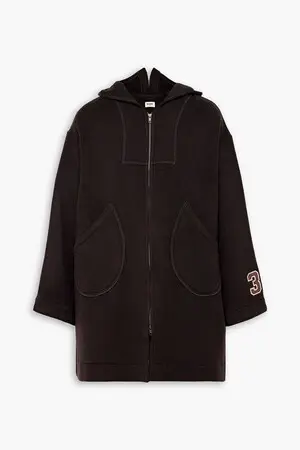 BODE Sideline Appliquéd Wool-felt Coat