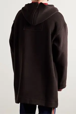 BODE Sideline Appliquéd Wool-felt Coat
