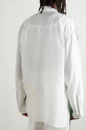 Dries Van Noten Floralprint Silktwill Shirt