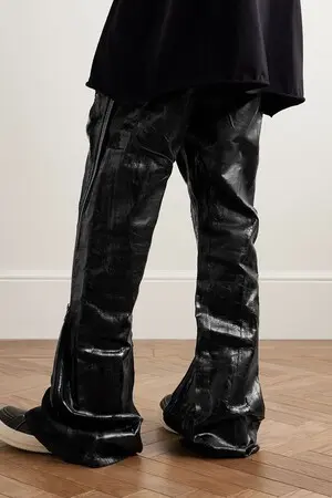 Rick Owens Bolan Banana Slim Fit Flared Jeans - Black