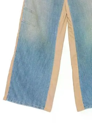 CIRCUS HOTEL Panelled Wide-leg Jeans