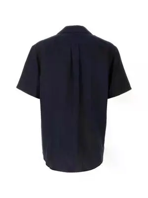 Giorgio Armani Short-sleeved Camp-collar Shirt