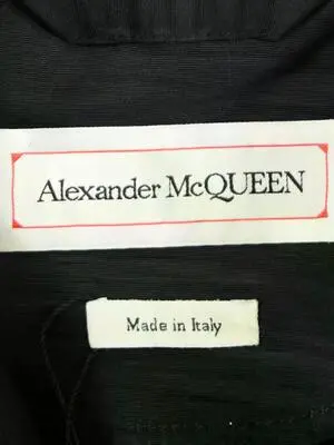 Alexander McQueen Canvas High-neck Zip Jacket
