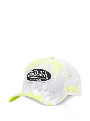 VON DUTCH Logo Patch Mesh Panel Cap - Yellow