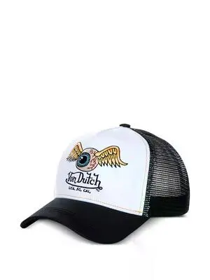 VON DUTCH Mesh Panel Cap - Black