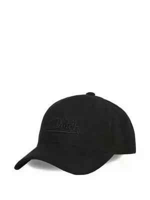 VON DUTCH Suede Baseball Cap - Black