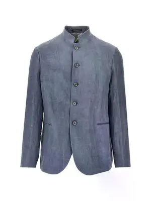 Emporio Armani Melange Guru Collar Jacket