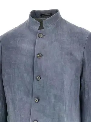 Emporio Armani Melange Guru Collar Jacket
