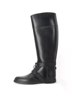 Givenchy Lace-up Detail Knee-high Rain Boots