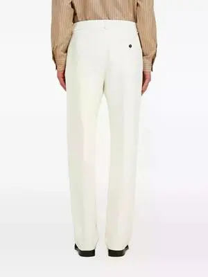 FERRAGAMO Pleated Straight-leg Trousers
