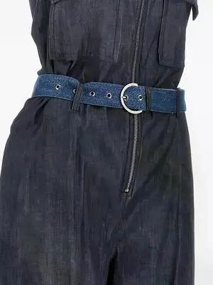 Emporio Armani Belted Sleeveless Jumpsuit