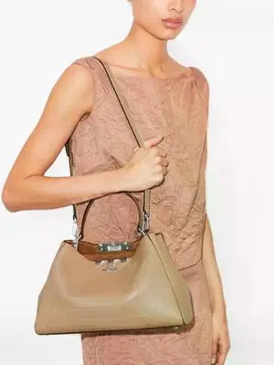 Tory Burch Eleanor Embossed-leather Satchel Bag