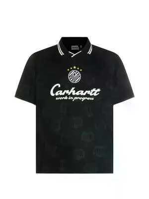 Carhartt Work In Progress S/s Terrace Logo-print T-shirt - Black