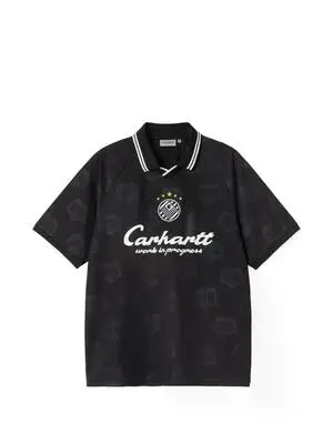 Carhartt Work In Progress S/s Terrace Logo-print T-shirt - Black