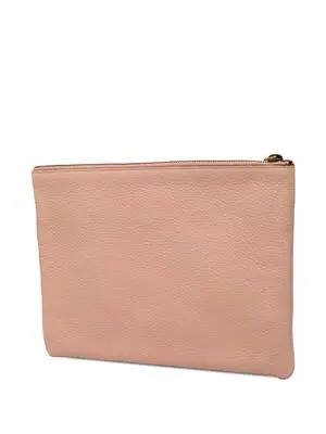 Gucci Leather "blind For Love" Clutch Bag - Pink