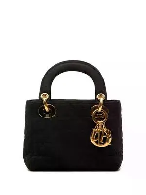 Dior 1997 Mini Nylon Cannage Lady Satchel