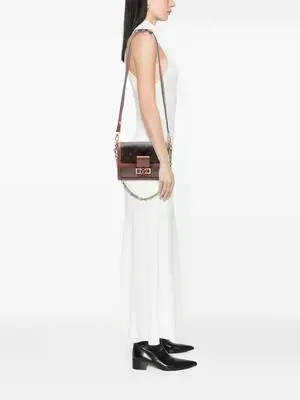 LOUIS VUITTON Monogram Reverse Dauphine Mm Satchel - Brown