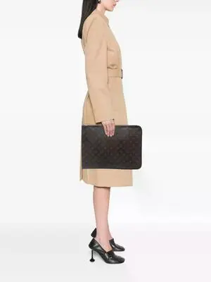 LOUIS VUITTON Monogram Document Portfolio - Brown