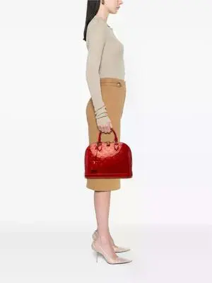 LOUIS VUITTON Monogram Vernis Alma Pm Handbag