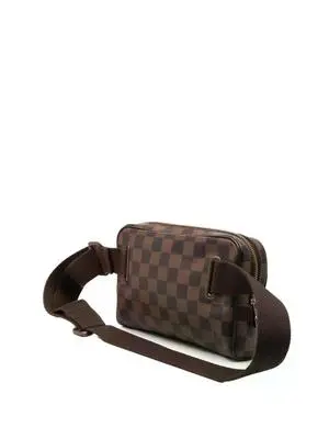 LOUIS VUITTON Damier Ebene Brooklyn Bum Bag Belt Bag