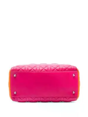 Dior Lambskin Cannage Lady Satchel - Pink