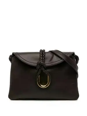 Bottega Veneta Baby Calfskin Liberta Crossbody Bag - Brown