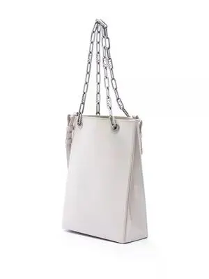 Fendi Small Leather Shopping Tote Satchel