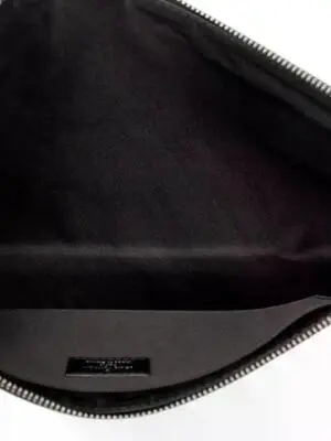 LOUIS VUITTON Monogram Eclipse Discovery Pochette Gm Clutch Bag